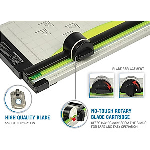 Kingsource SKS-7 Japanese Steel K-28/2 Replacement Straight Blade (10 Pack) Compatible with Carl DC-210/220/238/2501