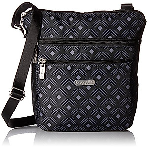 Baggallini Pocket Crossbody Bag - Stylish, Lightweight, Adjustable Strap Purse With RFID-Protected Wristlet, Hands-Free Travel Bag with Interior Organizational Pockets and More