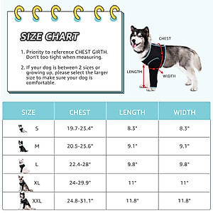 Comwish Recovery Sleeve for Dogs, Front Leg Protection After Surgery, Dog Leg Sleeve to Stop Licking, Bite and Keep Dry, Machine Washable Waterproof Abrasion Resistant Dog Recovery Sleeve (XXL)