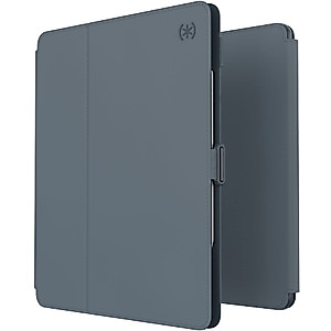 Speck Products BalanceFolio iPad Pro 12.9” (3rd, 4th, 5th Generation) Case, Stormy Grey/Charcoal Grey, 1 Count