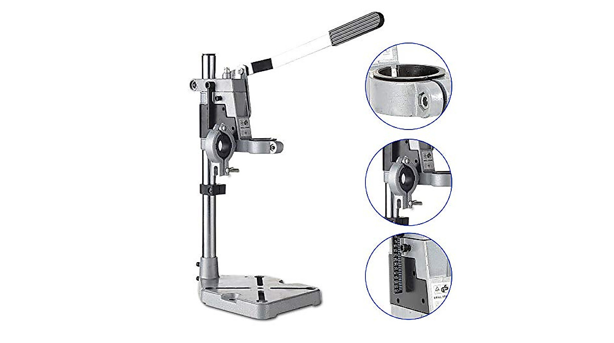 Portable Bench Drill Press Holder - Accurate & Adjustable Stand for ...