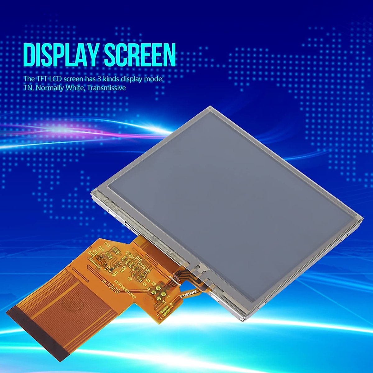 YWBL-WH 3.5" TFT LCD Display Screen 320×240 Resolution LCD Display Screen Replacement Compatible with LQ035NC111 54pin LCD