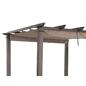 Garden Winds 9 Ft Pergola Replacement Canopy Top Cover - RipLock 350