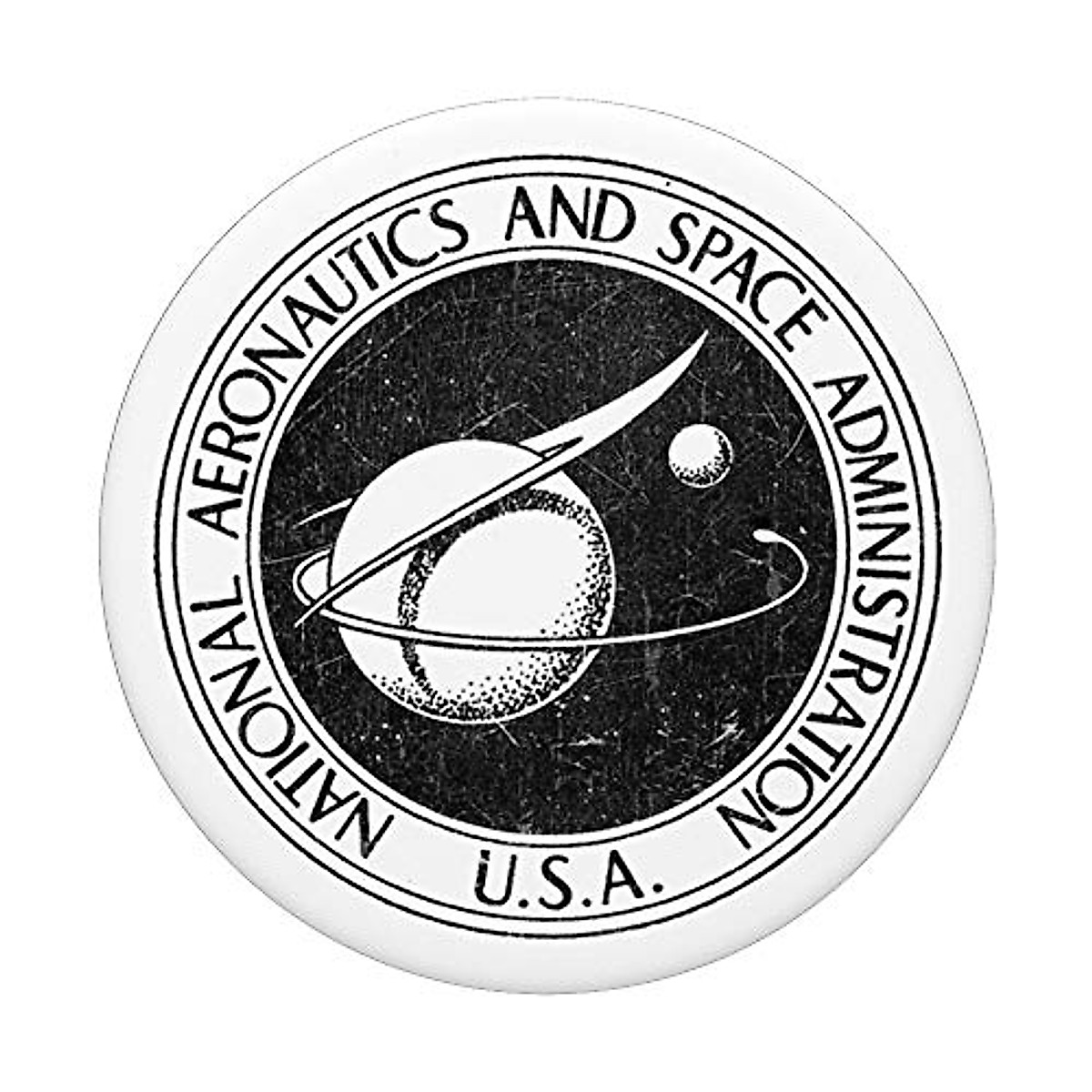NASA Vintage Logo PopSockets PopGrip: Swappable Grip for Phones & Tablets