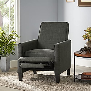 Great Deal Furniture Lucas Grey Recliner Club Chair