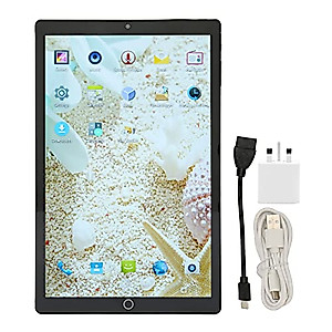 Tablet 10.1 Inch 11, 1920x1080 IPS Touchscreen 6G RAM 128G ROM Octa Core 2.4G 5G WiFi Calling Tablet with GPS, Dual Cameras, Dual Speakers, 6000mAh Battery