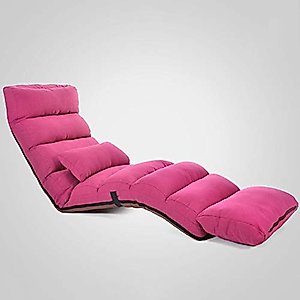 LLLY Folding Lazy Sofa Chair Stylish Sofa Couch Beds Lounge Chair W/Pillow (Color : 4#)