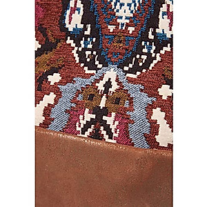 HOBO Tripp Crossbody Tote Bag for Women - Premium Leather Construction, Magnetic Closure, Spacious and Unique Tote Bag Damask One Size One Size