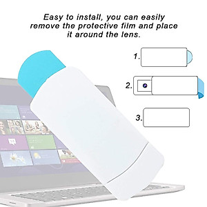 Webcam Cover Ultra Thin Plastic Lens Cap Cover Anti-hacker Privacy Security Suitable for Smartphones Tablets Desktops Laptops(white)