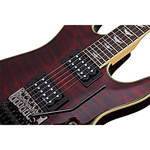 Schecter Omen Extreme-6 FR Electric Guitar - Black Cherry