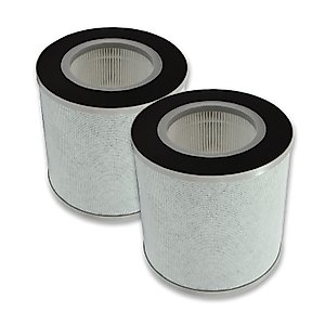 PUREBURG HAP260 Replacement True HEPA Filters Compatible with PURITIX HAP260 Air Purifier (small),H13 4-Stage Filtration Activated Carbon,2-Pack