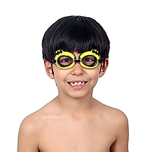 OverArm kids goggles for swimming 3-6 - Swimming Goggles for Kids under 10 (Ages 3-6) Recommended by Olympic Swimmers (Batman)