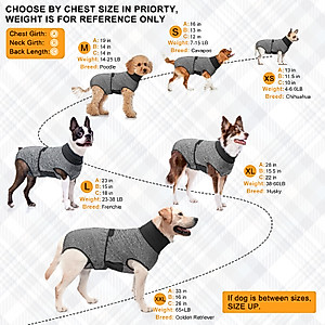 BEAUTYZOO Dog Recovery Suit Female After Surgery Spay, Soft Dog Surgery Suit E-Collar & Cone Alternative, Male Dog Neuter Surgical Onesies,Anti Licking Wounds Dog Bodysuit, Post-Operative Vest Clothes