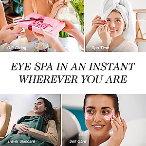 ZealSea 20 Pairs Under Eye Masks for Dark Circles and Puffy Eyes - Hydrating Eye Patches, Gel Eye Patches Eye Bags Treatment for Women - Cling to Eye Moisturizing Lighten Fine Lines