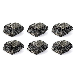 6PK Raw Biotite Gneiss, Metamorphic Rock Specimens - Approx. 1" - Geologist Selected & Hand Processed - Great for Science Classrooms - Class Pack - Eisco Labs