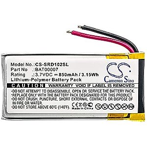 GAXI Battery Replacement for Cardo Packtalk Duo Compatible with Cardo Scala Rider Packtalk, SRPT0102, Wireless Headset Battery