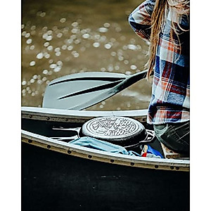 Lodge Cast Iron Wanderlust Series, Cabin Combo Cooker, 3.2 Quart​ Black