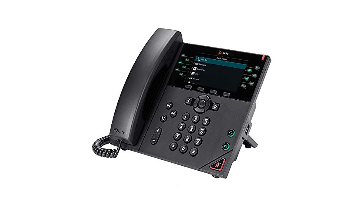 Poly VVX 450: 12-Line Color Business IP Desk Phone