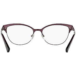 Versace VE1240-1397 Eyeglasses, Plum w/Demo Lens, 53mm
