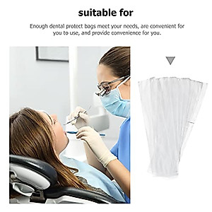 Healifty 500Pcs Professional Dental Protection Bags X-ray Transducer Pockets Sealing Bags