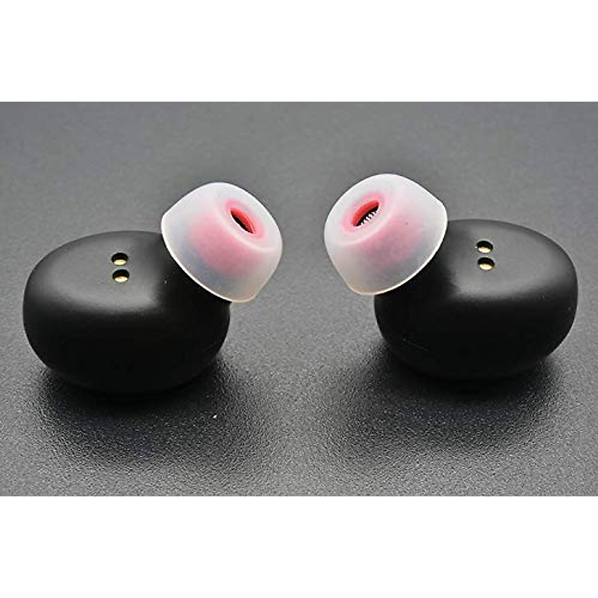 Zotech 6 Pairs of Ear Tips for Jabra Elite Active 65t, 75t (S/M/L) (White-Red)