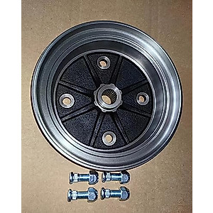 WANTONE RACING Brake Drum Hub 41038-0035 Replacement for 2001-2023 Kawasaki Mule Kaf 620 3000 3010 4000 4010 Trans4x4 UTV