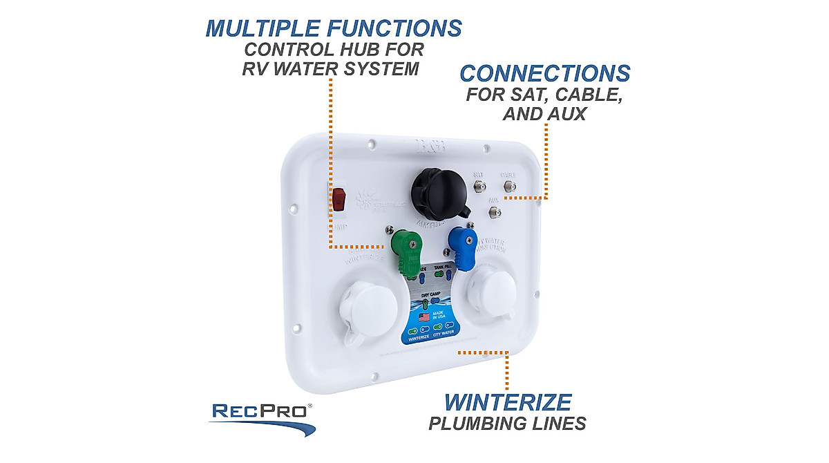 RecPro Nautilus P2.5 RV Water Management Panel