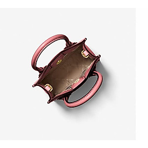 Michael Kors Mercer Extra-Small Pebbled Leather Crossbody Bag (Tea Rose)
