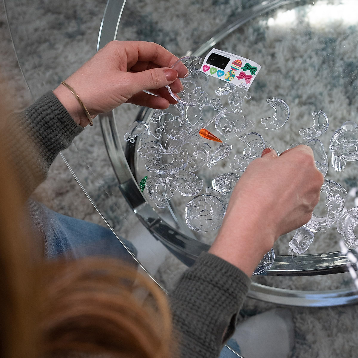 BePuzzled | Owl Original 3D Crystal Puzzle, Ages 12 and Up, Grey