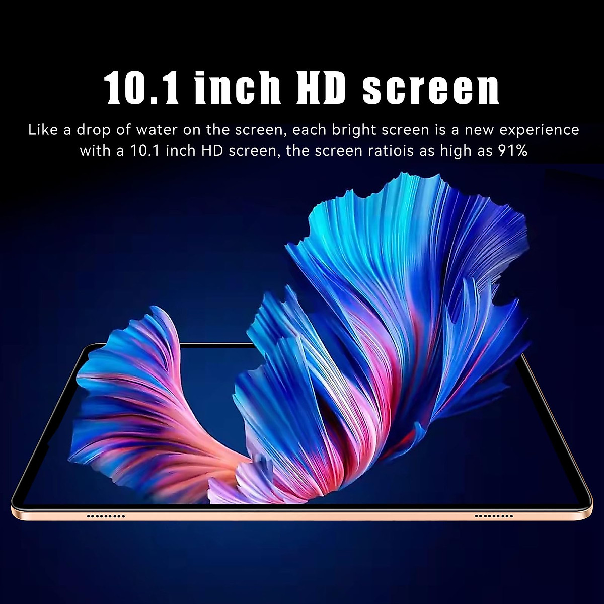 Acogedor 2 in 1 Tablet 10.1 Inch, for Android 12.0 Tablet with BT Keyboard, Dual Camera, 8GB RAM 256GB ROM, 8 Core CPU, 5G WiFi, 4G LTE Tablet for Work, Gaming (US Plug)