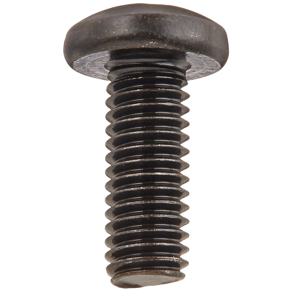 Small Parts 1006MPPBZ Steel Pan Head Machine Screw, Black Zinc Plated, Meets ASME B18.6.3, #2 Phillips Drive, #10-24 Thread Size, 3/8" Length, Fully Threaded, Import (Pack of 100)