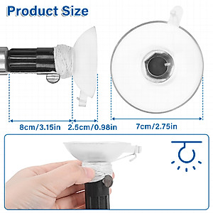 SHINMING Light Bulb Changer Kit with Baskets and Suction Cup for High Ceilings and Recessed Lights Lightbulb Removal Changing