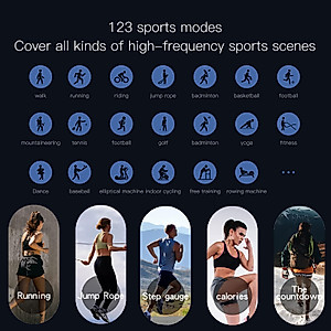 Loluka Smart Watch for Men 2.01" HD Screen Smartwatch Make Phone Calls Message Reminder 100+ Sport Modes Heart Rate Fitness Watch iOS Android Step Calorie Counter Custom Dial