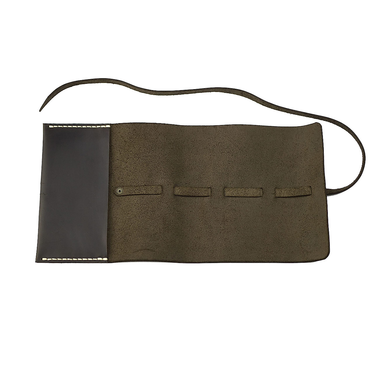 Cord Organizer Wrap Holder Cable bag Roll Holder Earphone wrap winder Travel Accessories (Brown) - Y2S