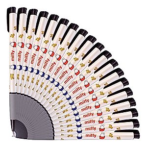 Dong-a Miffy Grip Oil Based Ink Ball Point Pen 0.38mm Excellent Writing (Black-pack of 24)