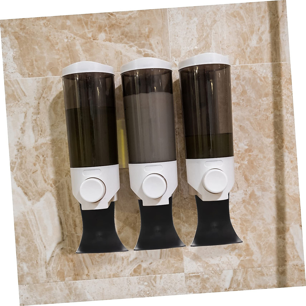 Abaodam 4 Pcs Water Tray Foam Drip Tray Body Wash Container Wall Mounted Drip Tray Dispenser Tray Water Dispenser Cup Holder Wall Cup Holder Universal Cup Holder Conditioner Plastic Soap