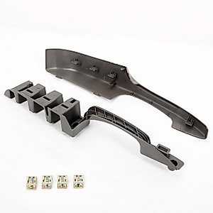 ECOTRIC Interior Pull Handle Door Armrest Compatible with 2003-2019 Chevrolet Express Van GMC Savana Left Driver Side Replacement for 10388387 15817114