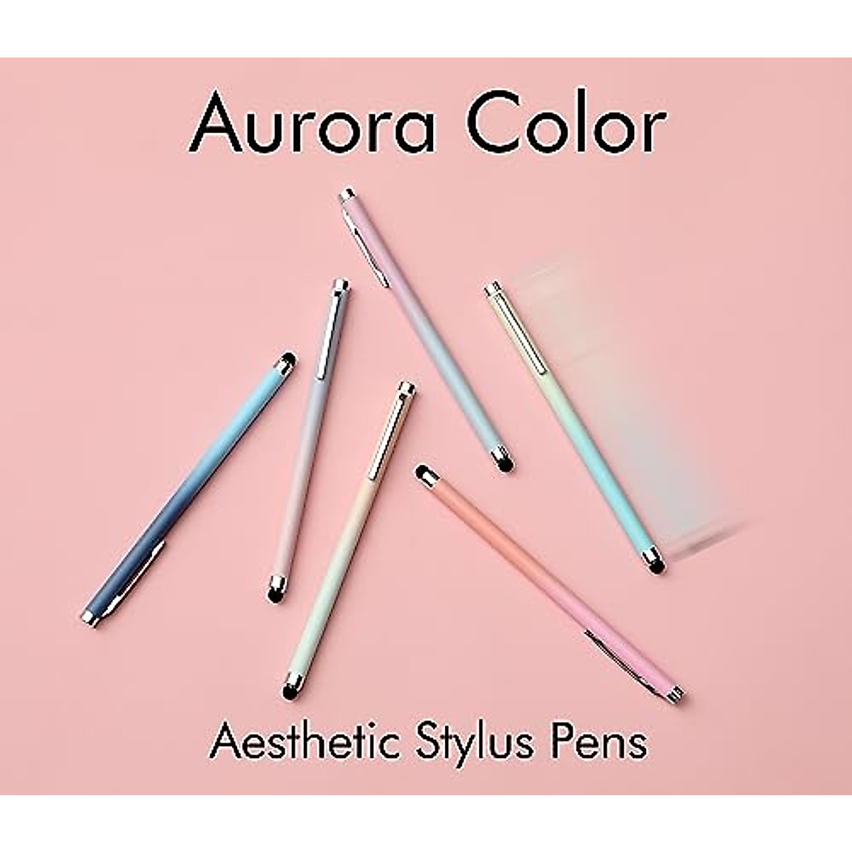 Stylus Pens for Touch Screens, Linfanc 6 Pack Stylus Pens for iPad High Sensitivity and Precision Capacitive Stylus Pens for iPhone All Touch Screens Devices, Extra 12 Replacement Tips