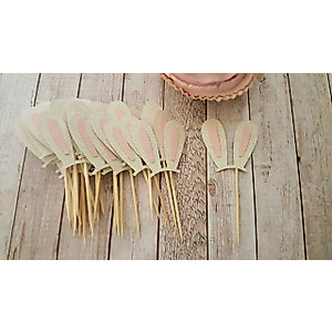 Bunny Ears Cupcake Toppers
