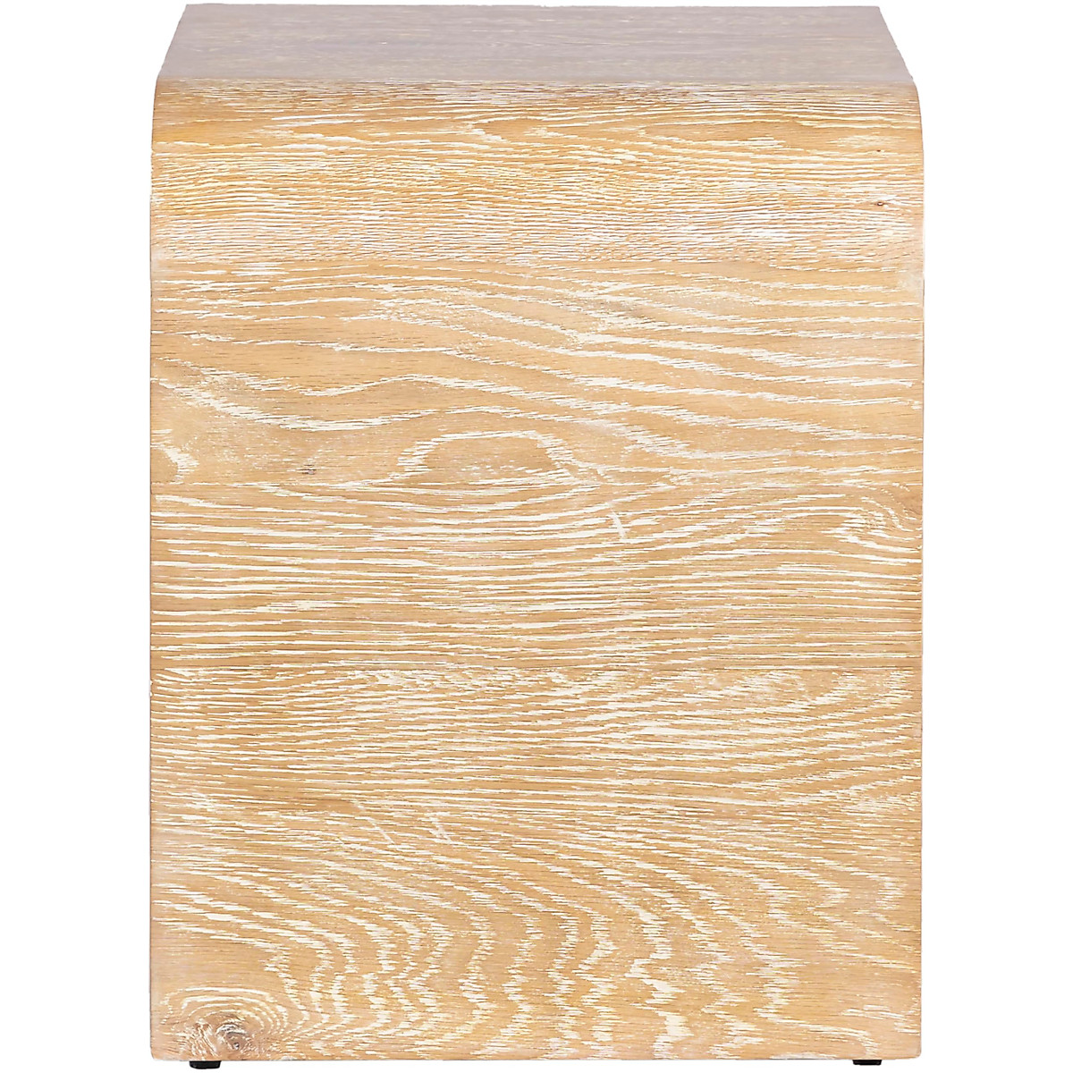 Meridian Furniture 862-NS Cresthill Collection Mid-Century Modern Nightstand, White Oak, 24" W x 18" D x 23" H