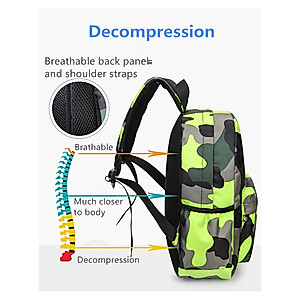 Camo Prints Preschool Kindergarten Backpack Camouflage Toddler Kids School Backpack Daycare Bag