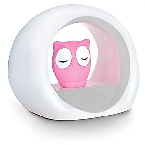 Zazu Kids LOU Voice Activated Nightlight Lamp (Pink)