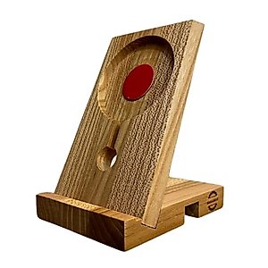 Natural Wood walnaut Phone Stand Holder Compatible with Apple MagSafe Charger for iPhone 13, 13 Pro, 13 Pro Max, 13 Mini, 12, 12 Pro, 12 Pro Max, 12 Mini