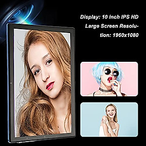TOPINCN Tablet, 6GB 256GB Blue IPS HD Large Screen 10in Tablet 4G Network 5GWIFI for Travel (US Plug)