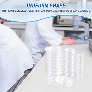 10 Pack Plastic Petri Dishes with Lid 35mm Dia x 10mm Deep, Annhua Petri Plates Culture Dishes Tissue Culture Plate with Cover, Used for Laboratory Analysis and Microbiology Studies