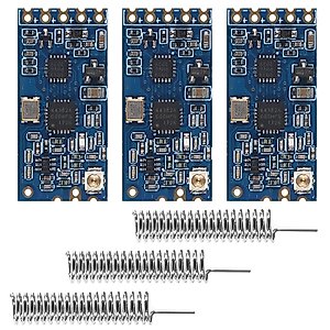 3pcs HC-12 433Mhz SI4463 SI4438 Wireless Serial Port Module 1000M Replace Bluetooth with Antenna