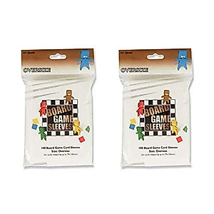 Arcane Tinmen Oversize Board Game Card Sleeves – 79mm x 120mm – Bundle of 2 – 200 Sleeves Total