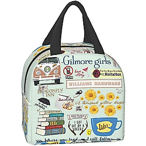 Gilmore Girls Lunch Tote Bag for Women Gifts Fashionable Collapsible Simple Modern DIY Bag Large