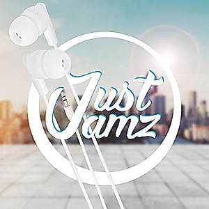 Earbuds 30 Pack | Bulk Basic Earbuds, Pearl White in-Ear Earbuds, Disposable Earphones, Affordable Headphones, 3.5 MM Audio Jack Earbuds for Schools, Kids, Classrooms & Libraries