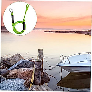 Abaodam 3pcs Boat Rope Boat Dock Lines Elastic Mooring Rope Dock Rope Marine Accessories Black Bungee Cords Braid Accessories Boat Accessory Dock watercraft Safety Rope Outdoor Boat Supply